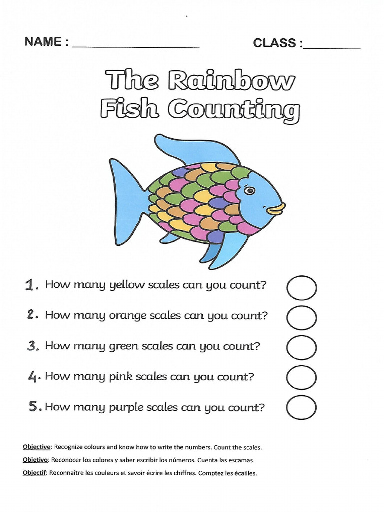 GS Rainbow Fish Counting | PDF