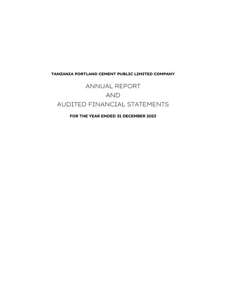 TPCPLC 2023 Financial Report Overview | PDF | Risk | Internal Audit