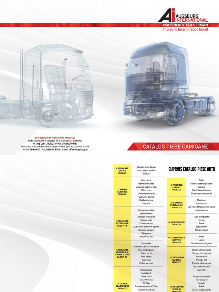 Catalog Piese Camioane Varianta 1 | PDF