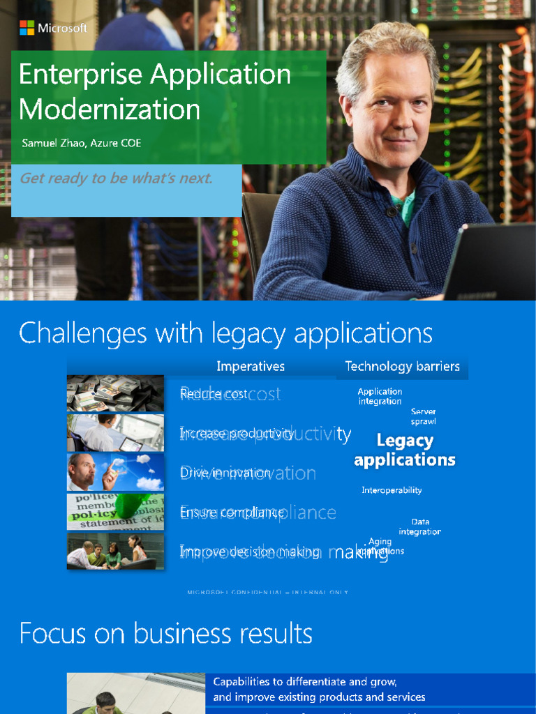 SVC323 - Samuel Zhao - Modernize Applications To The Cloud | PDF | Cloud Computing | Microsoft Azure