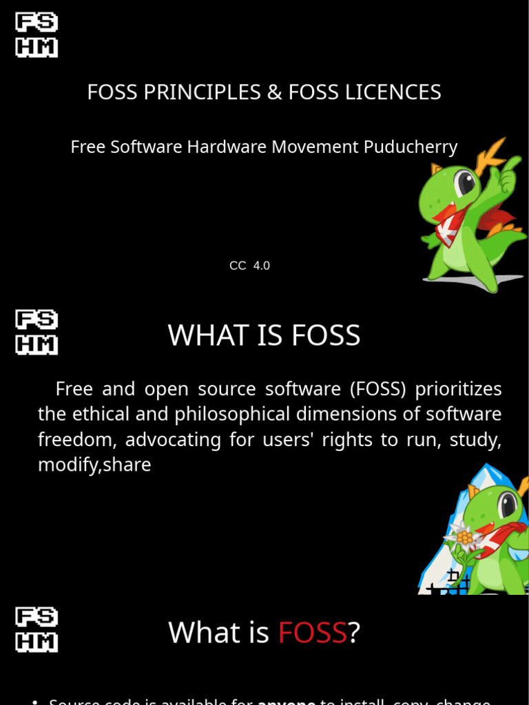 Foss Priciples & Licenses | PDF | Software Industry | Software Development
