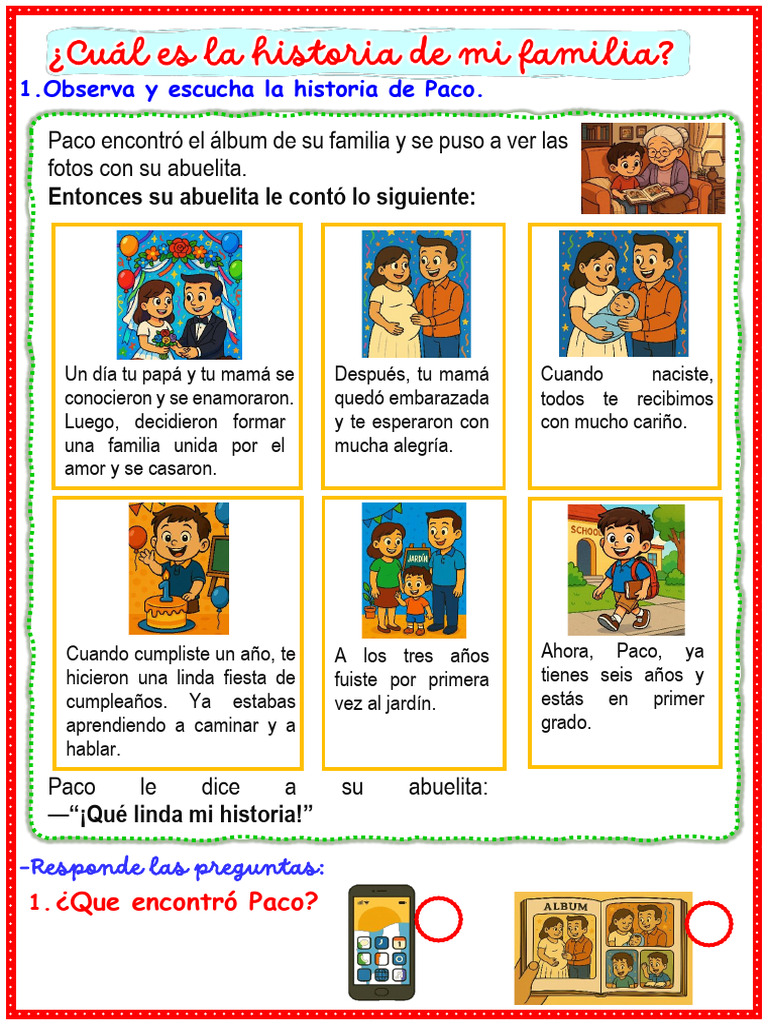 Mi Historia Familiar 14 - 05-25 | PDF