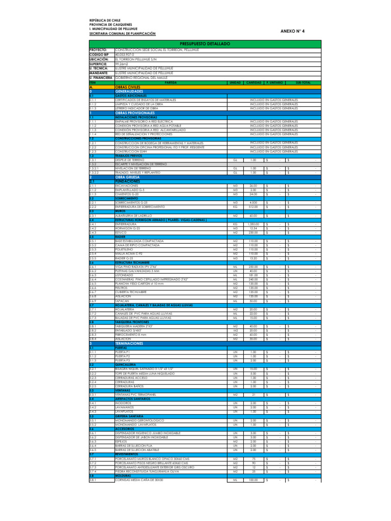 Itemizado Final | PDF | Construyendo tecnología | Albañilería