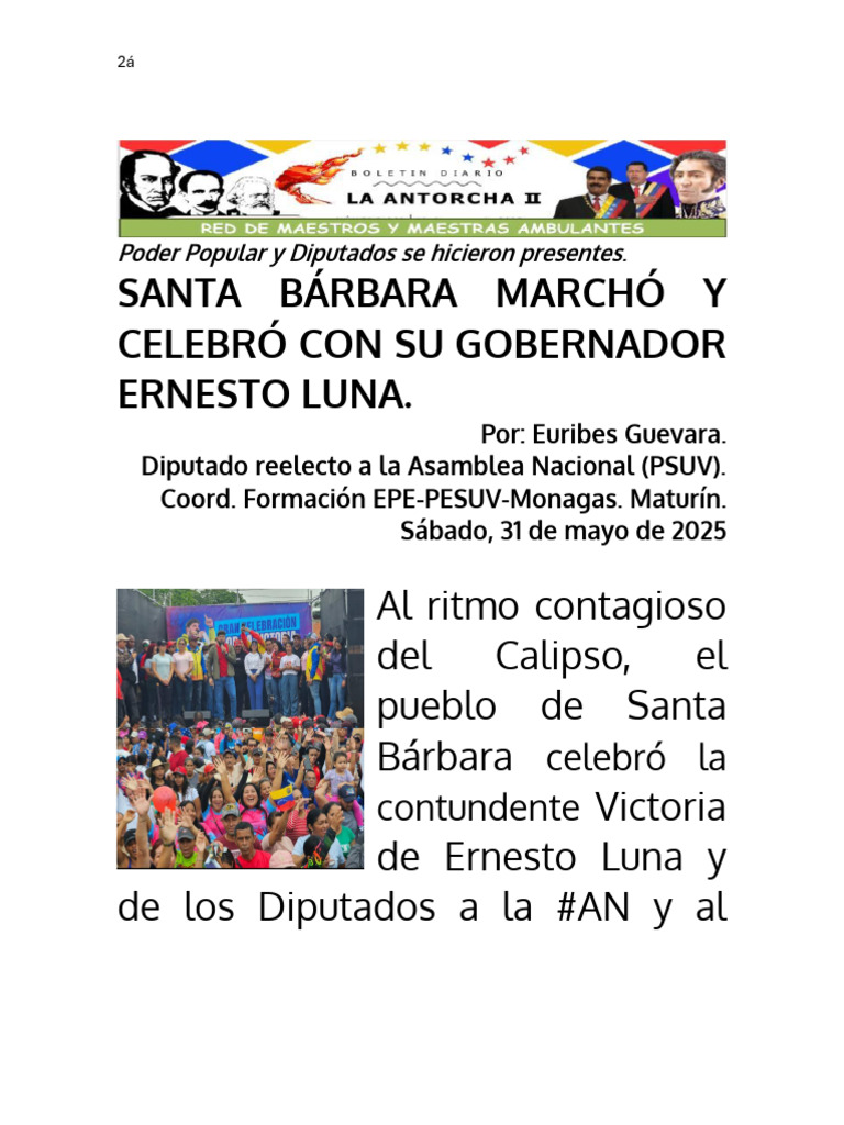 Santa Bárbara Marchó | PDF
