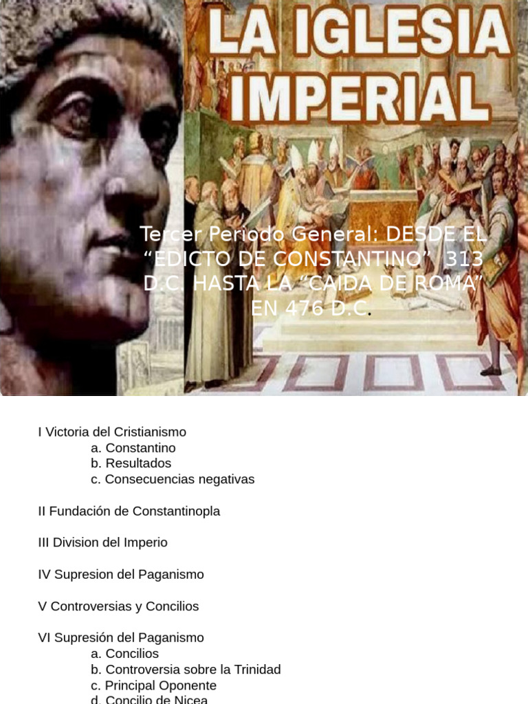 Cristianismo y Caída de Roma: 313-476 D.C. | PDF