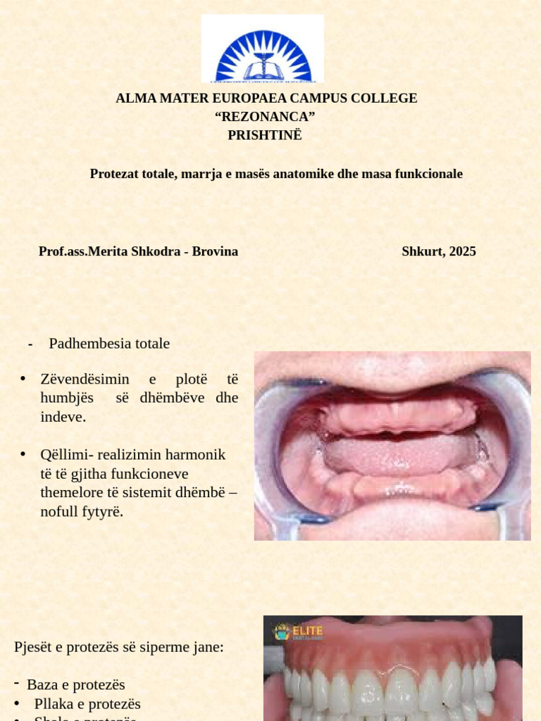 Protezat Totale | PDF