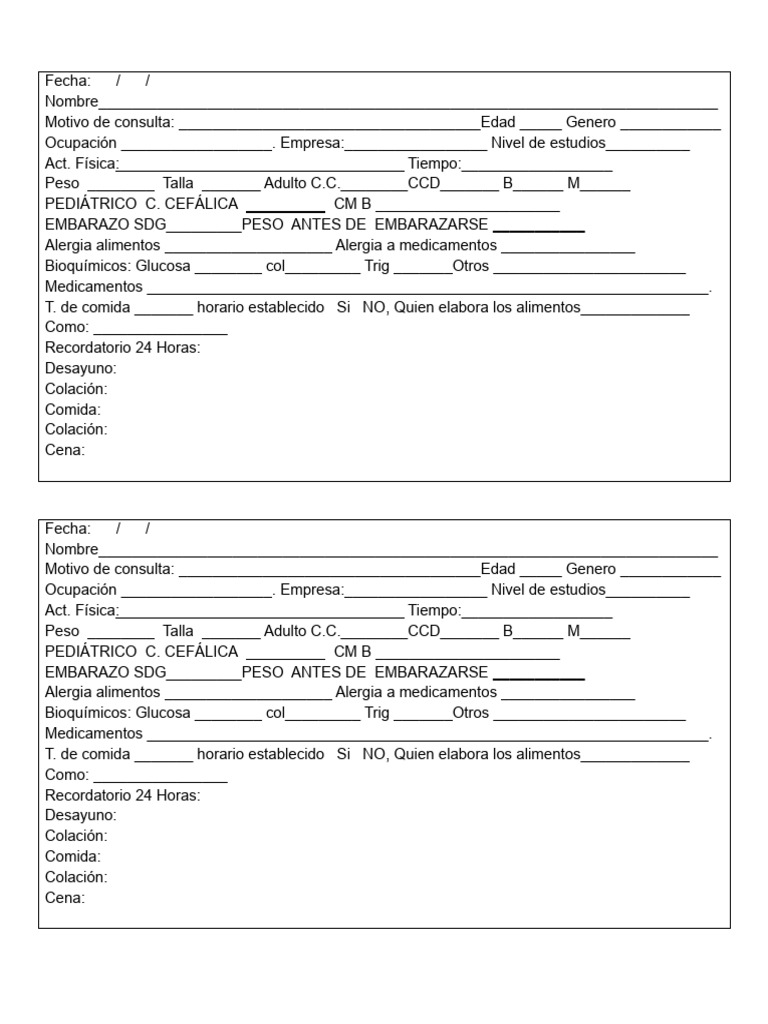 Formato de consulta | PDF