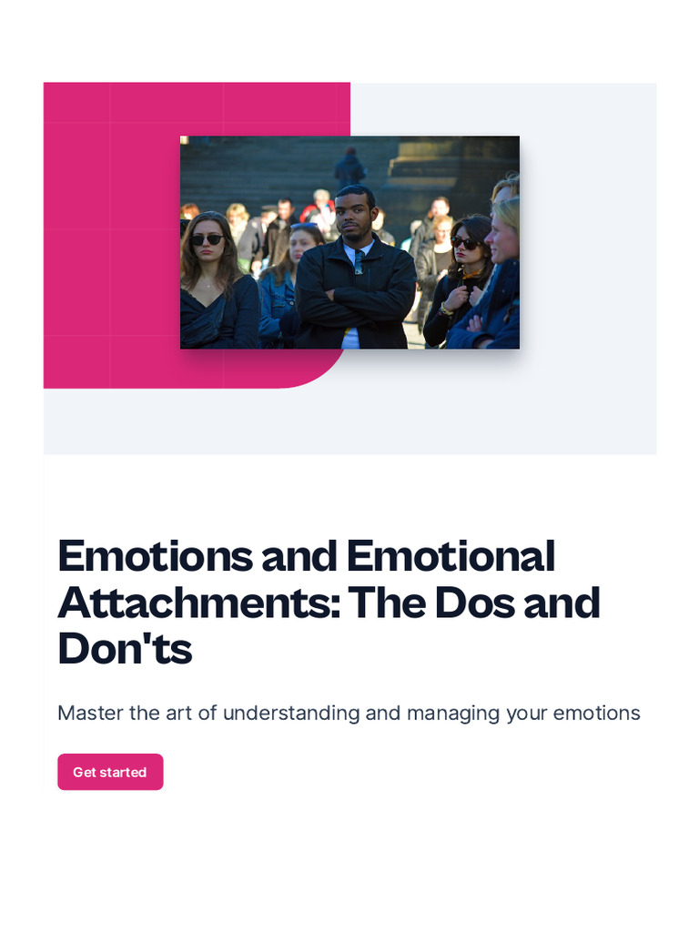 Emotions and Emotional Attachments The Dos and Donts | PDF | Emotions ...
