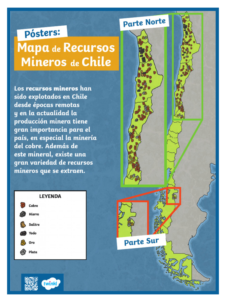 Poster Mapa de Recursos Mineros de Chile Ver 3 | PDF