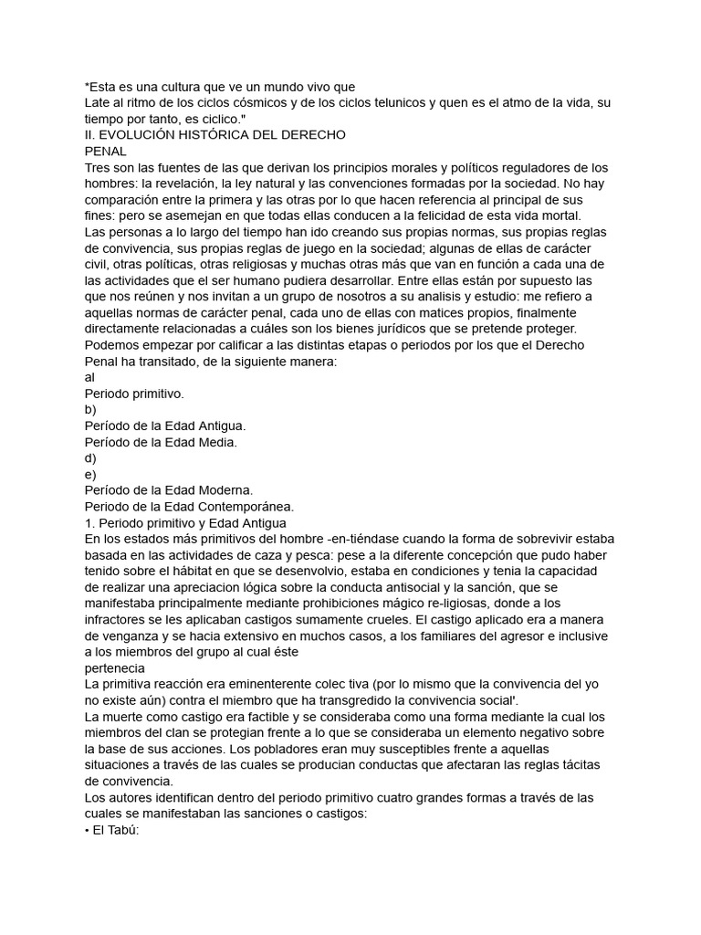 Penal | PDF | Derecho penal | Imperio Inca