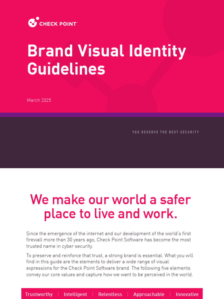 Check Point Brand Guidelines 2025 | PDF | Brand | Logos
