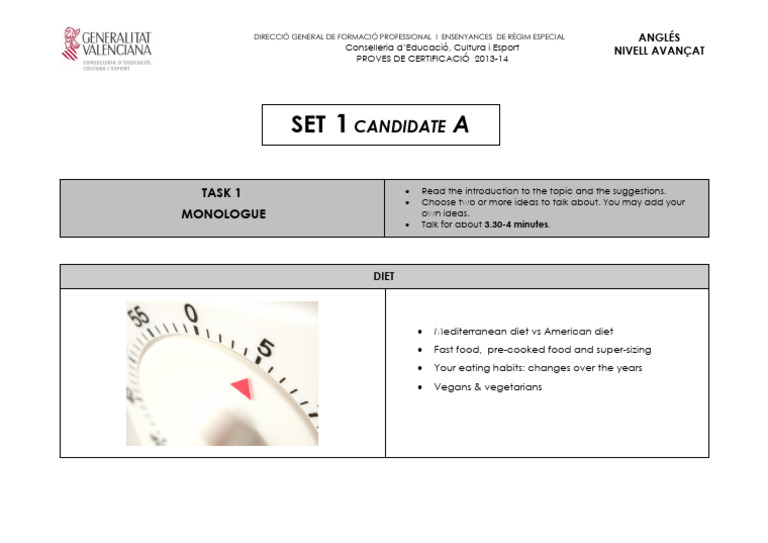 EOI B2 Monologue Health | PDF