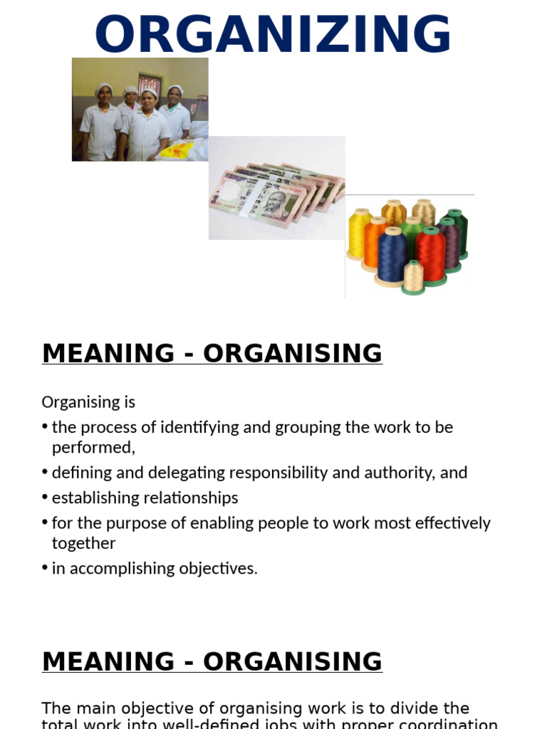 BUSINESS STUDIES Presentation CH 5 ORGANISING | PDF | Marketing ...
