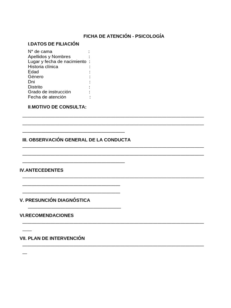 Ficha Modelo | PDF