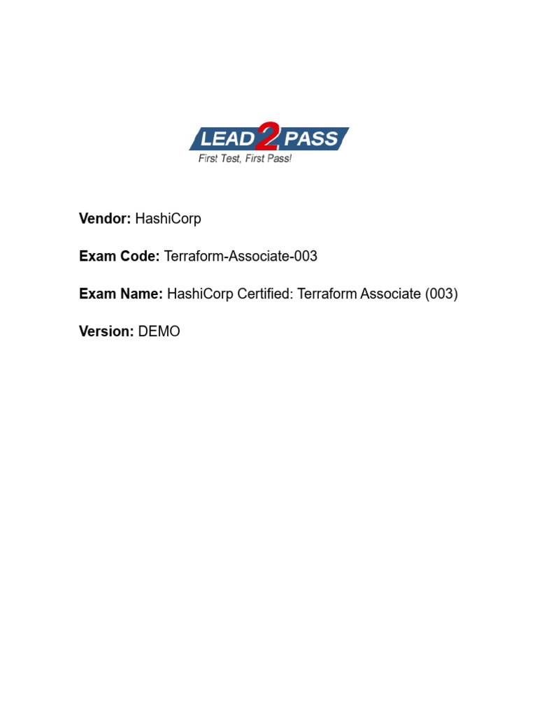 Terraform Associate 003 Demo v2 | PDF | Virtual Machine | Command Line Interface