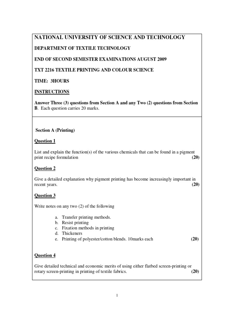 Textile Printing and Colour Science | PDF | Textiles | Color