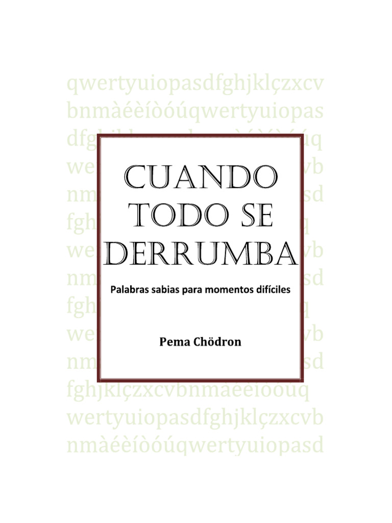 Cuando Todo Se Derrumba | PDF