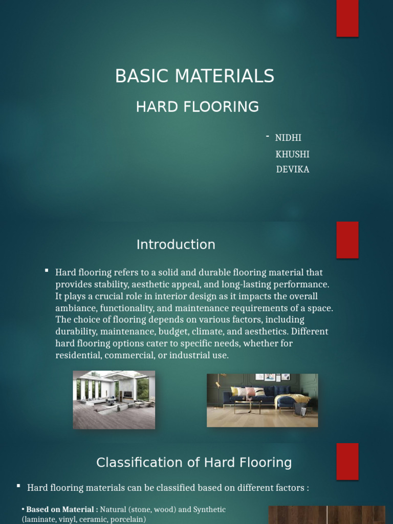 Basic Materials - Sem 2 | PDF | Flooring | Building Engineering