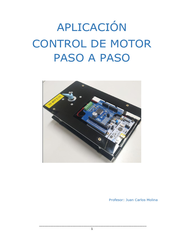 Comunicación Labview-Placa Motor Paso A Paso | PDF | Microcontrolador ...