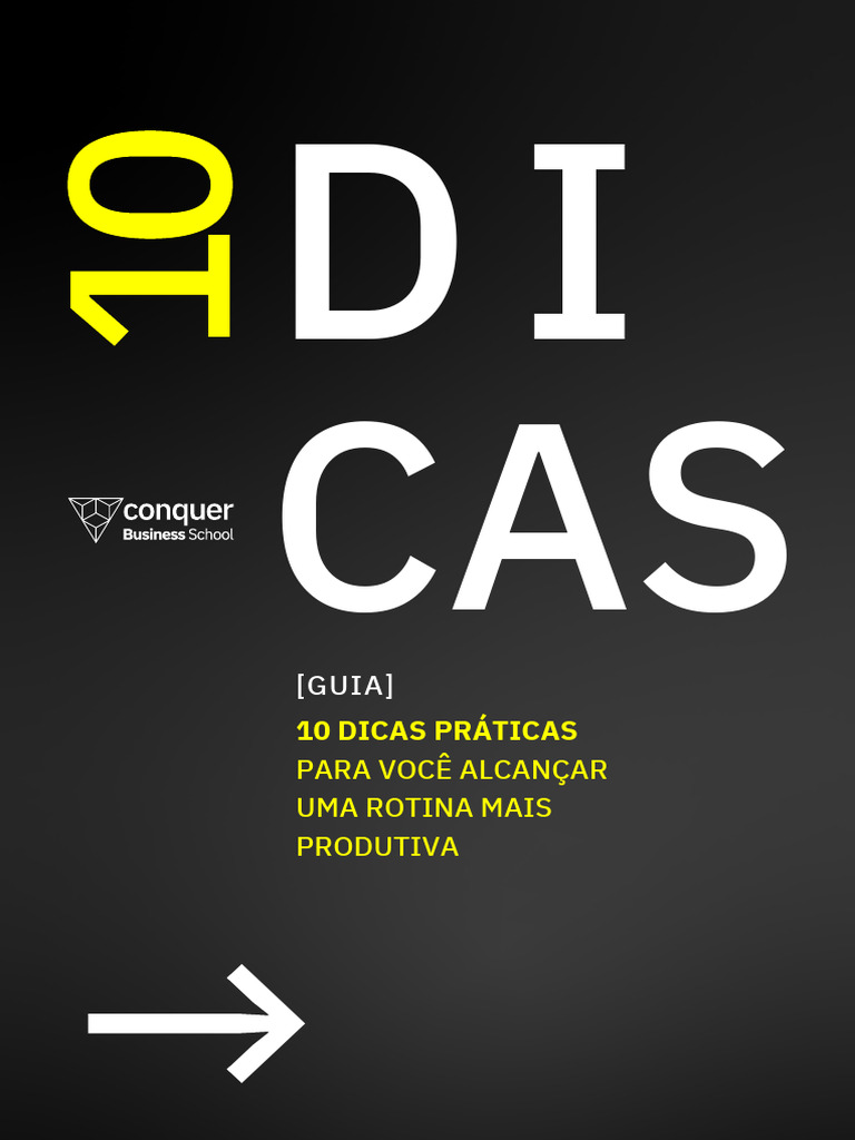Checklist 10 Dicas Praticas Para Voce Alcancar Uma Rotina Mais