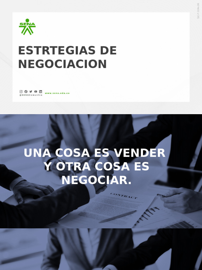 Estrategias de Negociacion | PDF | Negociación | Psicología Social