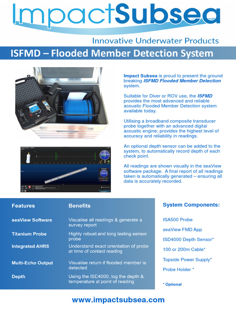 Impact Subsea ISFMD Datasheet | PDF | Power Supply | Computer Engineering