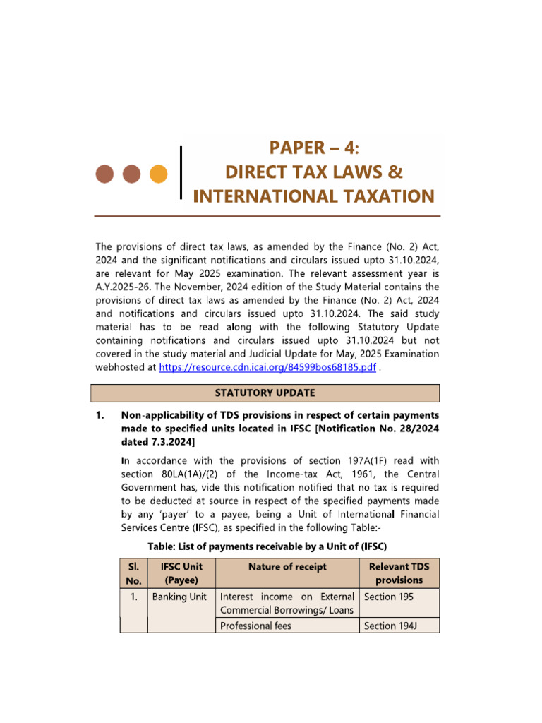 Icai RTP May 2025 | PDF