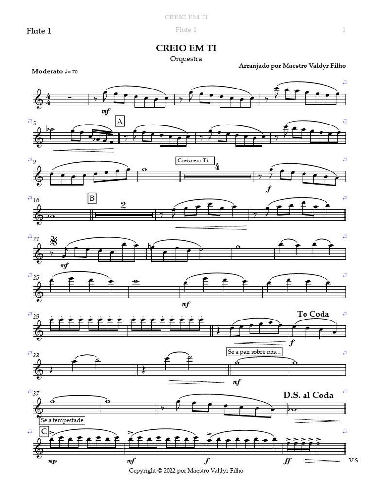 Flute 1 | PDF