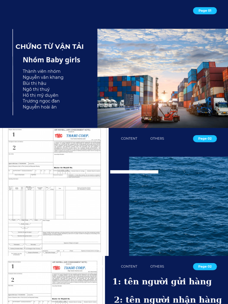Blue and White Modern Sea Presentation PDF | PDF | Oceans | Sea
