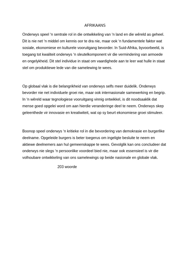 Afrikaans | PDF
