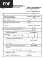 EPF - New Form No. 11 - Declaration Form | PDF | Authentication