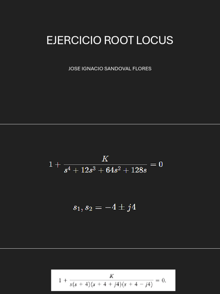 Ejercicio Root Locus PDF | PDF