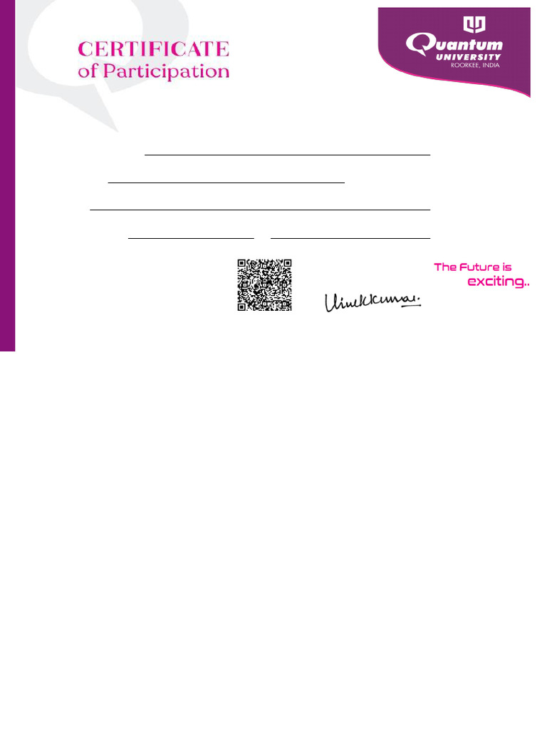 Report Event Participant Certifcate | PDF