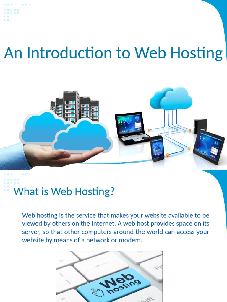 Introduction to Web Hosting Options | PDF | Telecommunications ...
