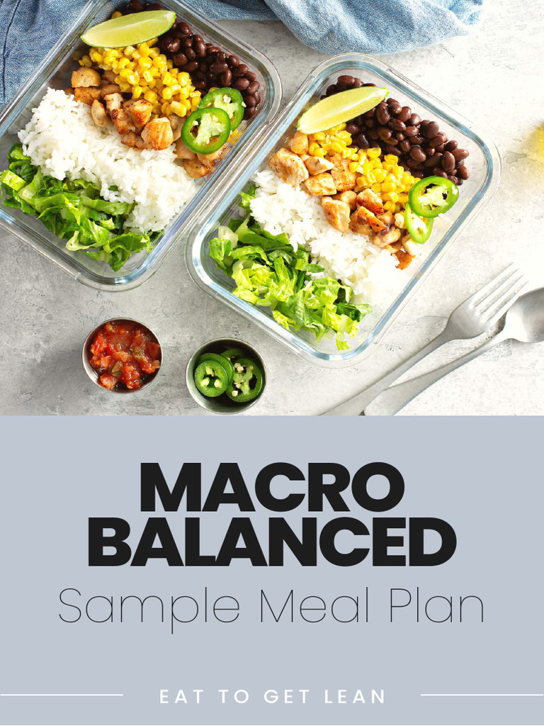 DqyDdvVZQgOFyeK5Qm6N Macro-Balanced Sample Meal Plan-Compressed | PDF | Turkey Meat | Sausage