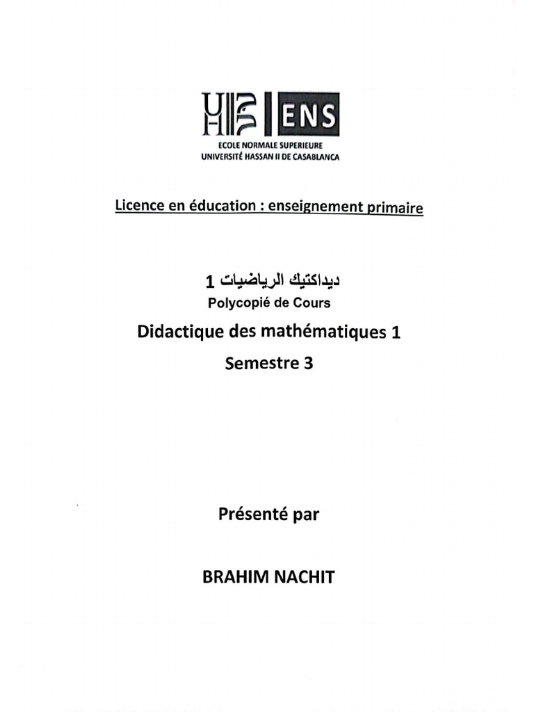 Didactique MR Nachit | PDF