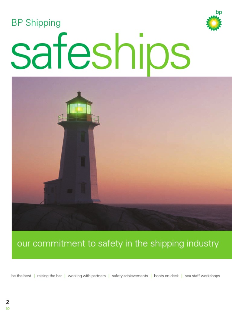 BP Shipping SafeShips | PDF | Oil Tanker | Bp