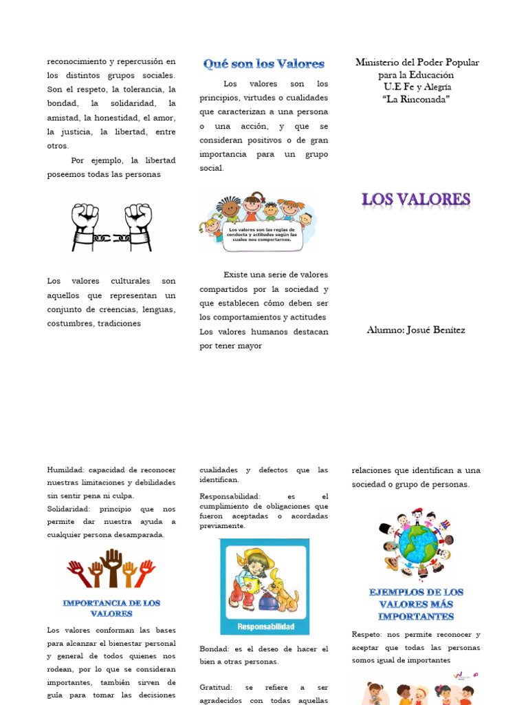 Triptico 2 | PDF | Tolerancia | Sociedad