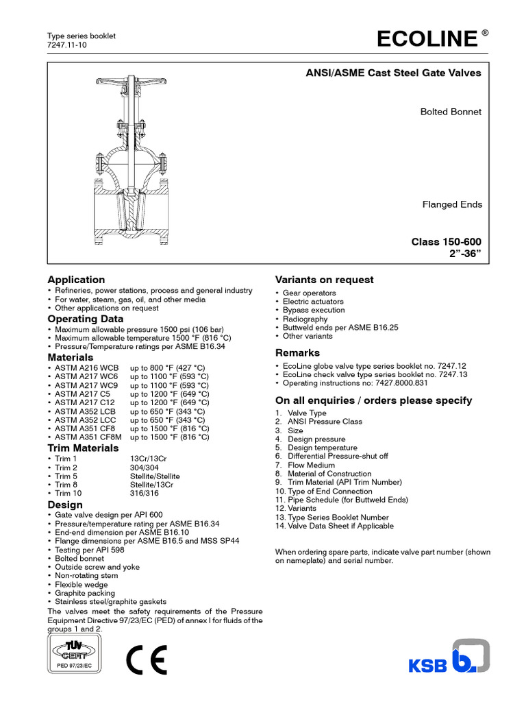 ECOLINE GT - 7247.12-10 - Type Series Booklet | PDF | Building ...