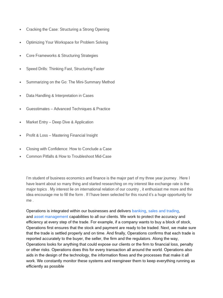 Cracking The Case | PDF