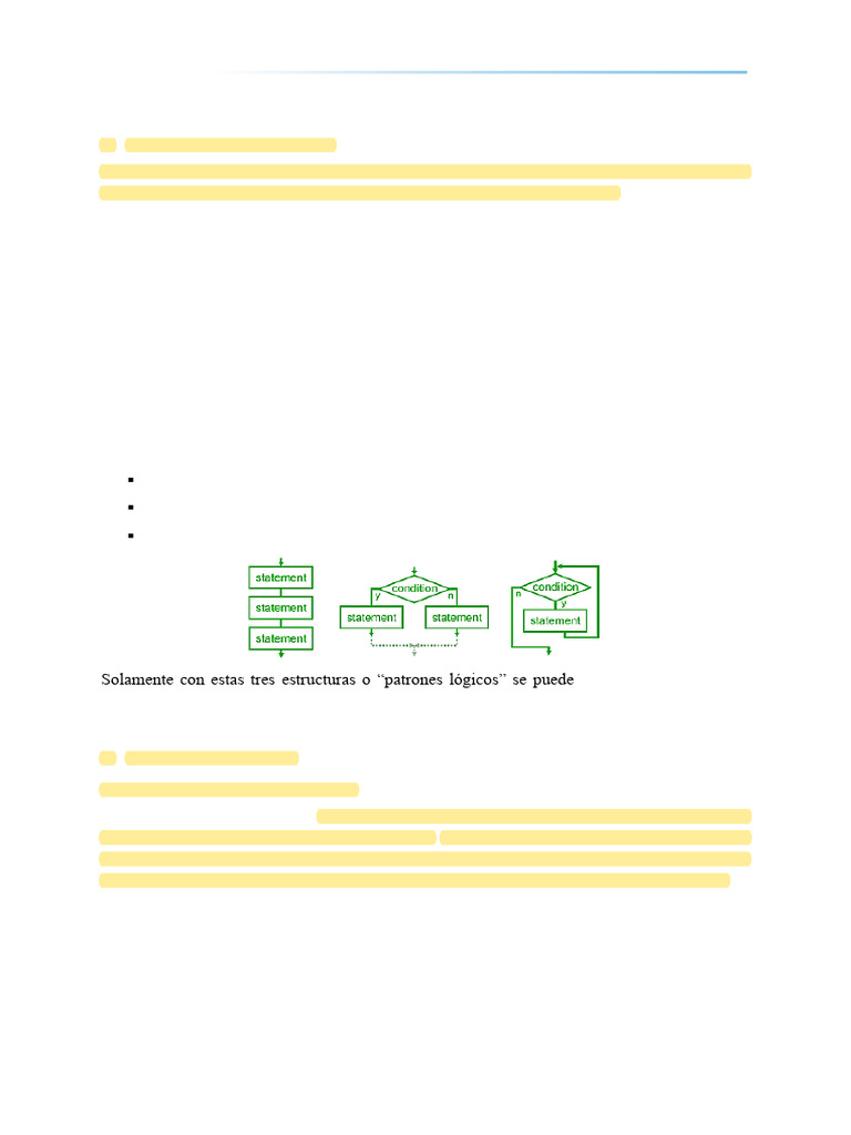 Tema 4. Estructuras de Control | PDF | Programa de computadora ...