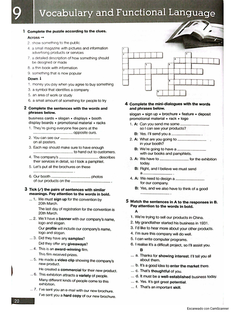 WS3.6 Vocabulary - Review U9 | PDF