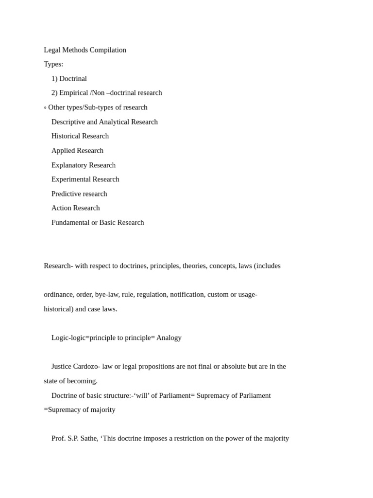 Legal Research Methods Overview | PDF | Likert Scale | Methodology