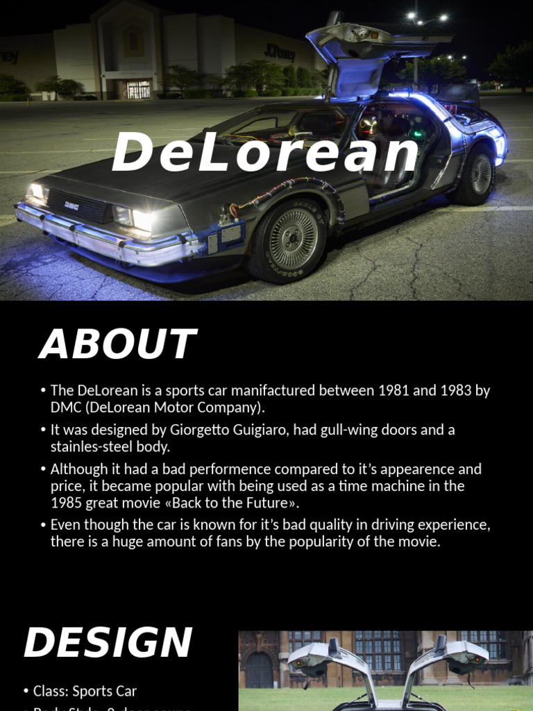 De Lorean | PDF