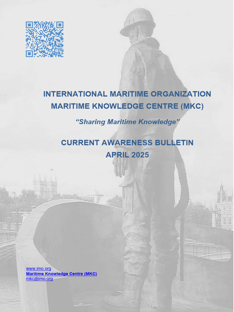 April 2025 IMO Current Awareness Bulletin | PDF | Climate Change Mitigation
