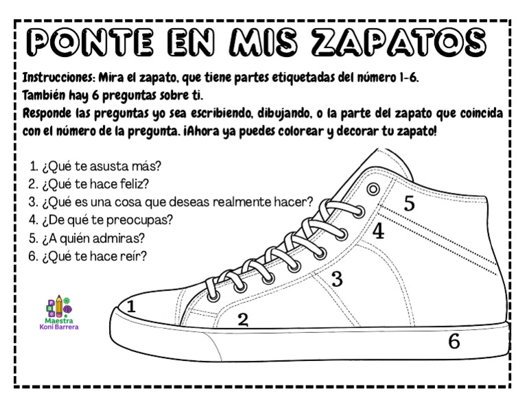 Actividad "Ponte en Mis Zapatos" | PDF