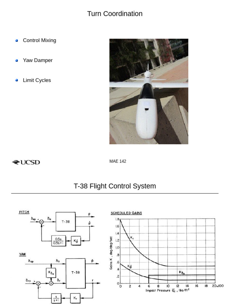 MAE142 L22 TurnCoord | PDF | Aileron | Flight Control Surfaces