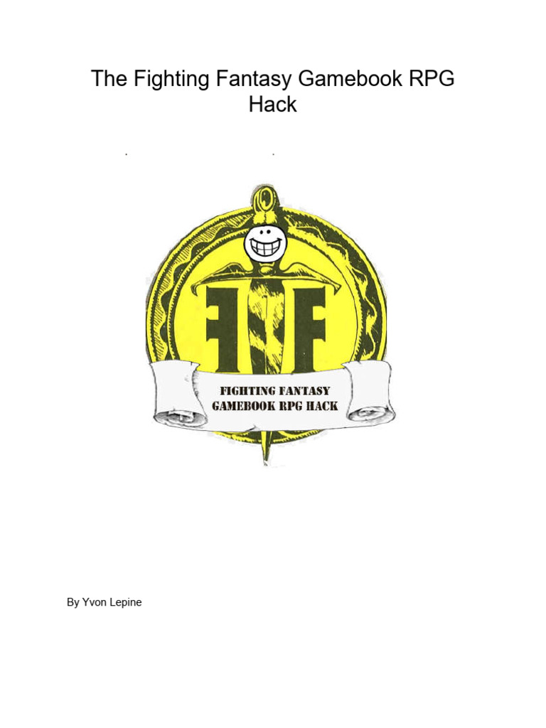 The Fighting Fantasy Gamebook RPG Hack | PDF | Role Playing Games ...