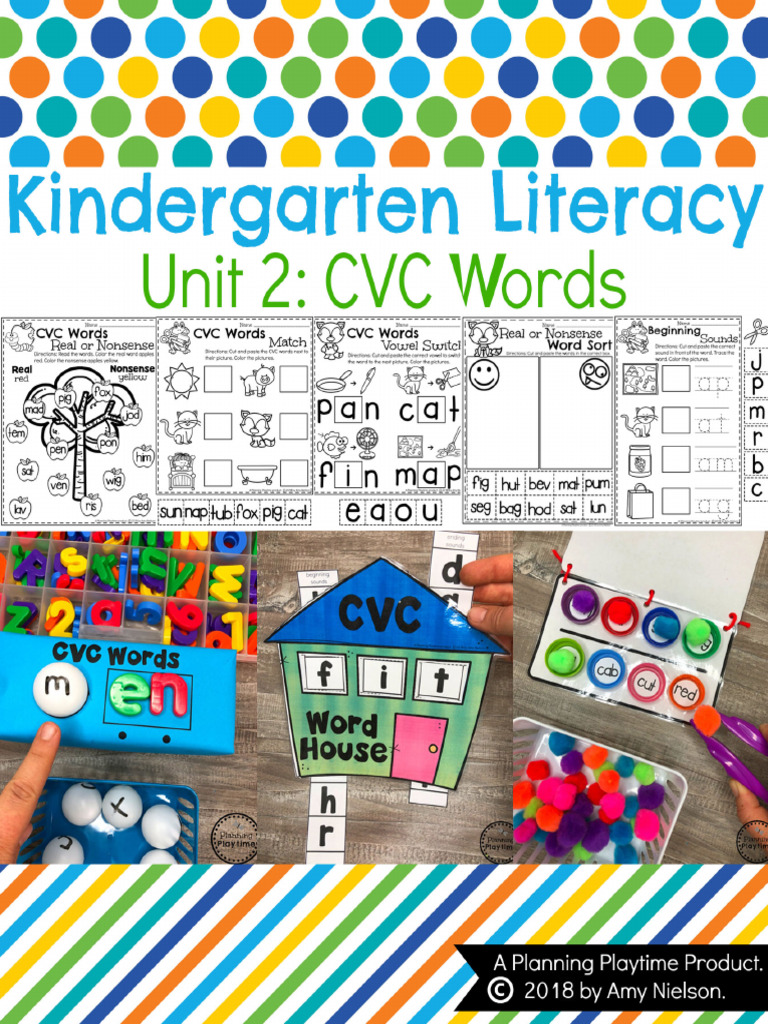 CVC Words Centers | PDF