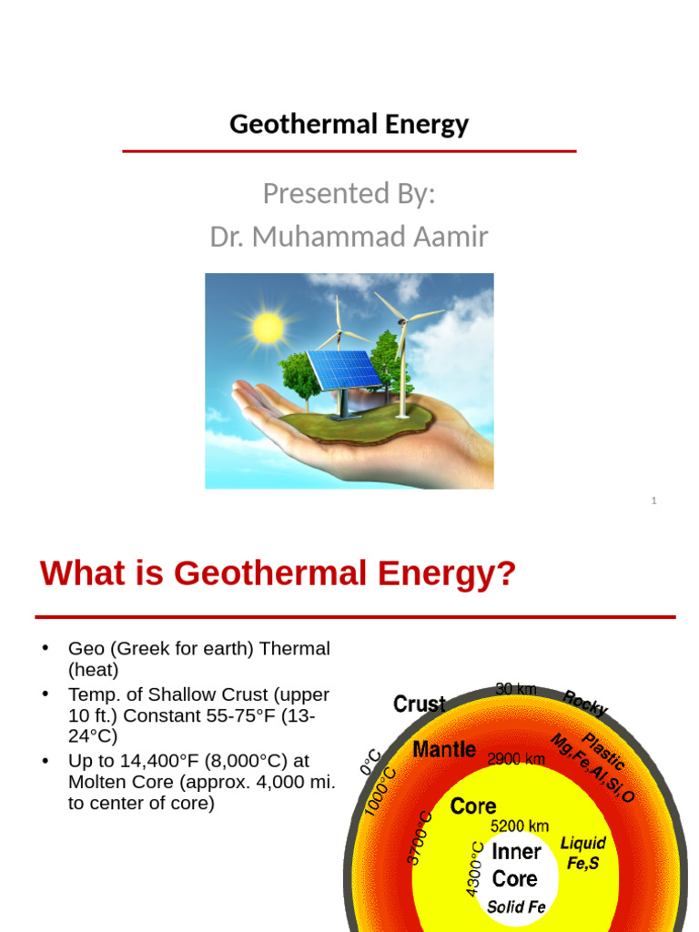 Geothermal Energy Overview and Systems | PDF | Steam | Power Station